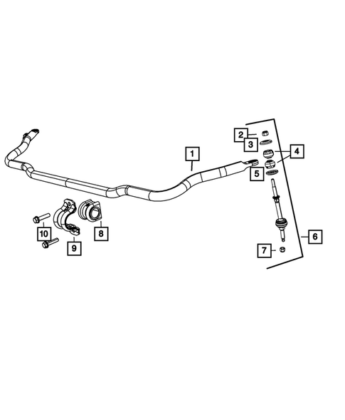 Front Stabilizer Bar for 2013 Ram 1500 | Mopar eStore