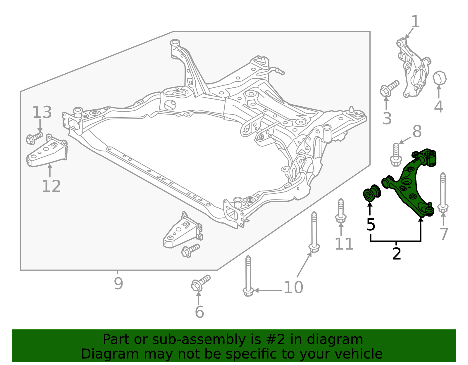 2014-2021 Mazda 6 Lower Control Arm GHP934350M | Retail Performance ...