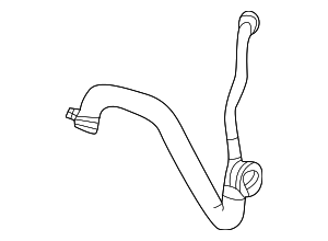 166-500-88-75 - Coolant Hose 2015-2019 Mercedes-Benz | Mercedes-Benz ...