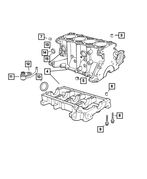 Cylinder Block for 2004 Dodge Neon | Mopar Estores