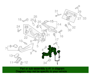 3C0-505-433-L - Suspension Knuckle 2008-2018 Audi | AutoNationParts.com