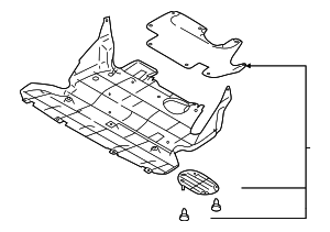 2022-2024 Subaru Forester Under Cover 56410SJ050 | TascaParts.com