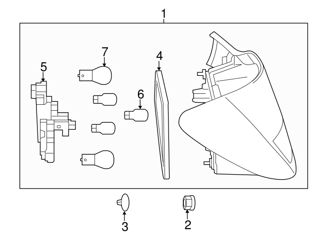 2014-2019 Mercedes-Benz Tail Light Assembly 117-906-02-01 ...