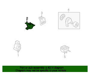 2011-2013 Kia Sorento Bracket Assembly Engine 21810 2P100 | TascaParts.com