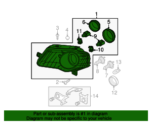 2006-2010 Volkswagen Passat Composite Assembly 3C0-941-005-AE | Retail ...