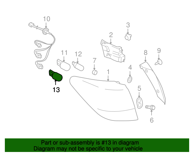 Bulb - Subaru (84920FE010) | Subaru Parts