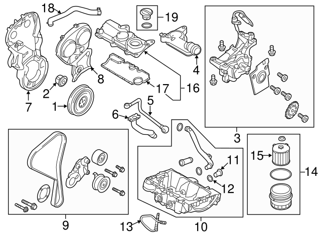 2015-2018 Volvo Oil Pan 31480325 | OEM Parts Online