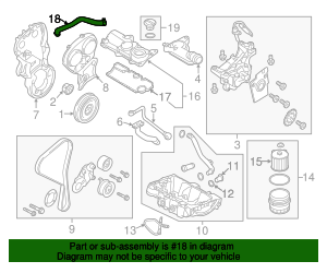 2015-2018 Volvo Hose 32222162 | TascaParts.com