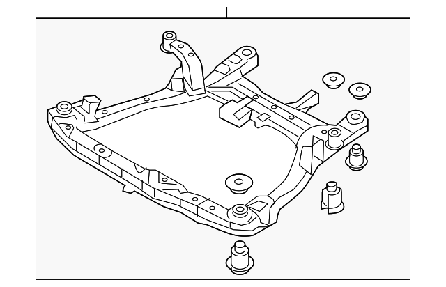 2006-2010 Hyundai Sonata Engine Cradle 62405-3K931--DS | QuirkParts