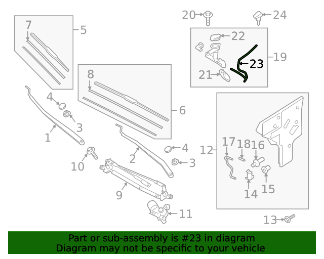 9J700-31047 - Washer Hose - 1991-2021 Hyundai | World OEM Parts Hyundai