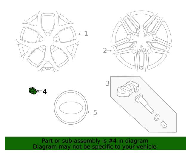 2019-2024 Hyundai Wheel Nut 52950-S0000 | OEM Parts Online