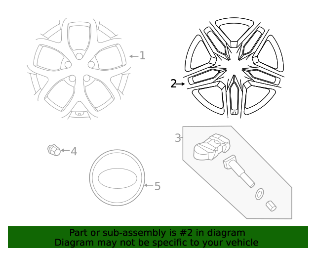 Genuine Wheel, Alloy for 2019-2022 Hyundai Veloster N | Part# 52910 ...