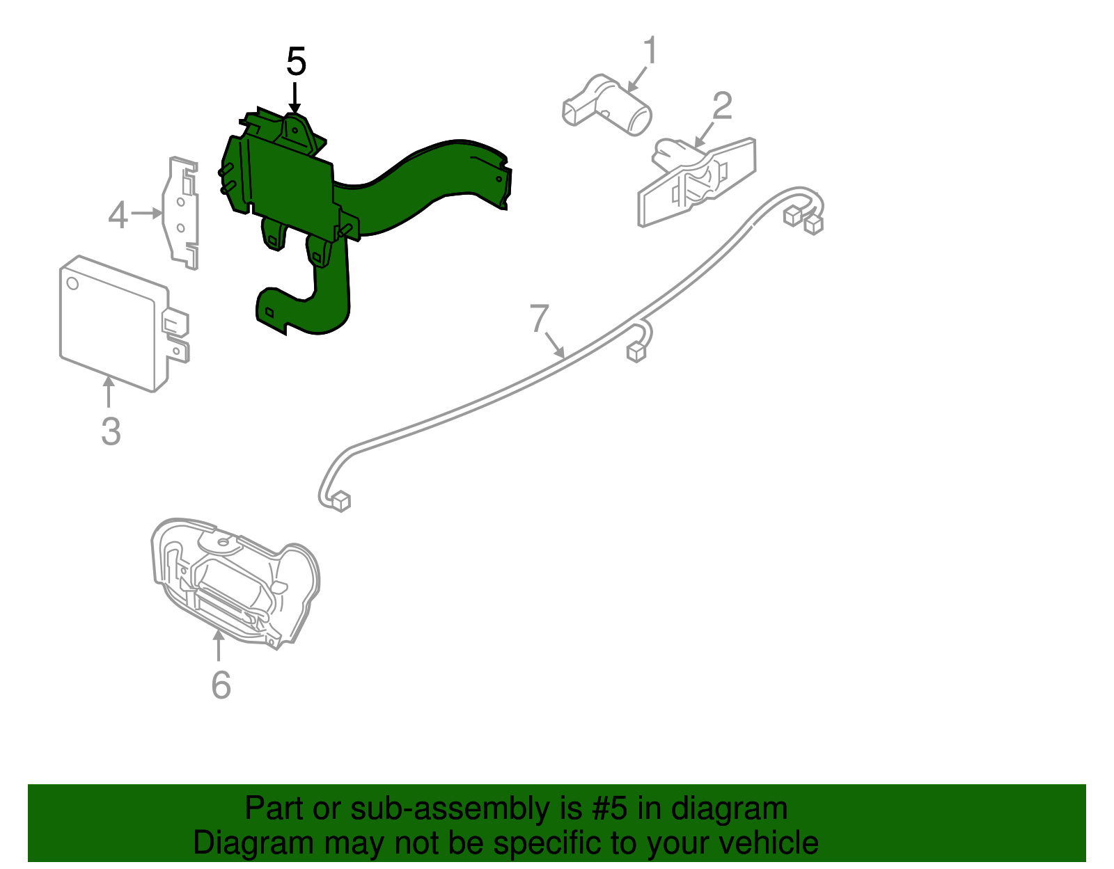 2017-2020 Nissan Armada Mount Bracket 28452-5ZW0C | Scott Evans Nissan ...