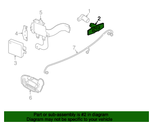 2021-2024 Nissan Armada Park Sensor Bracket 28533-6JL0A | Ziegler ...