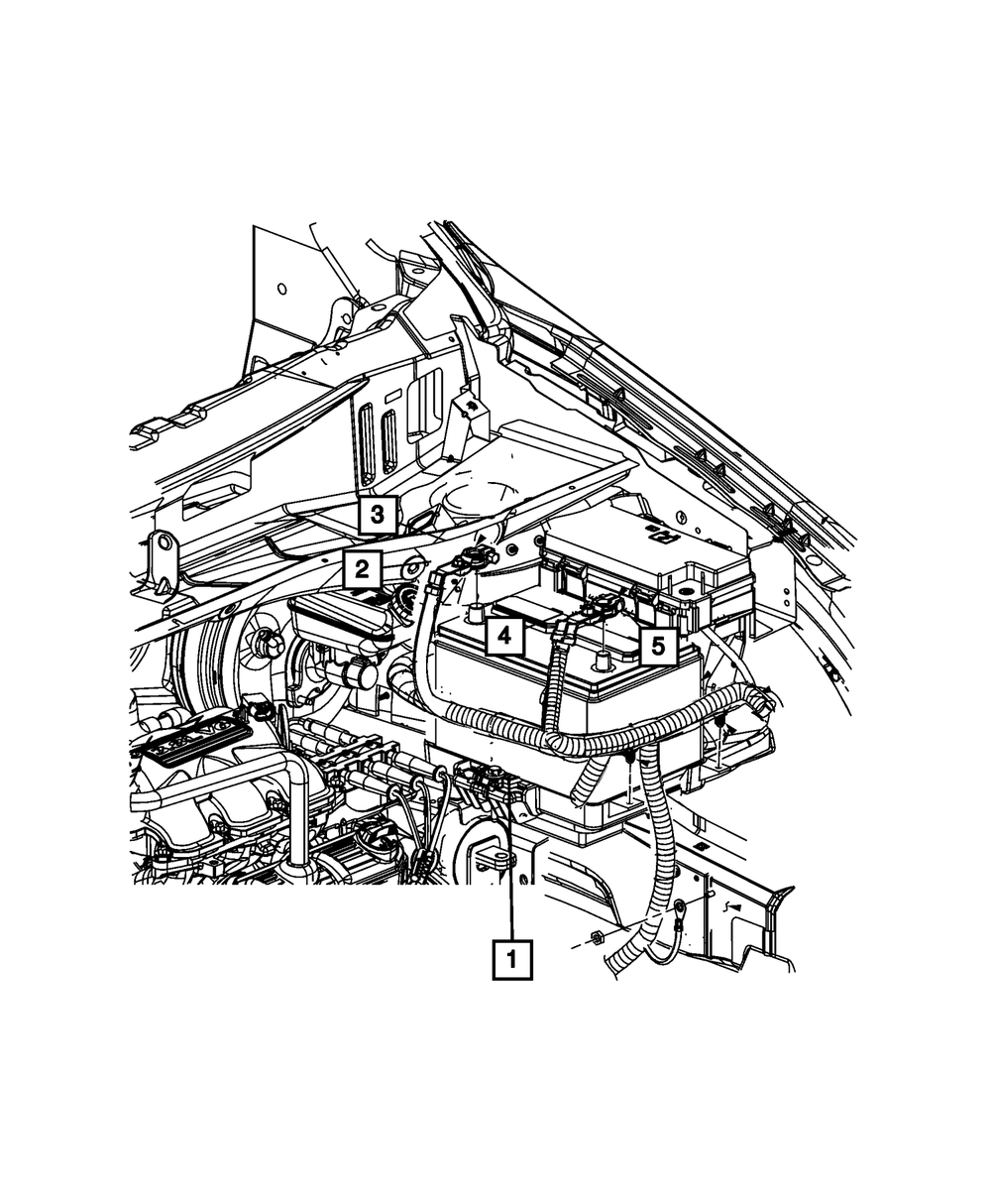 68226708AA - Battery Terminal, Negative 2013-2016 Mopar | Big 3 Auto Parts