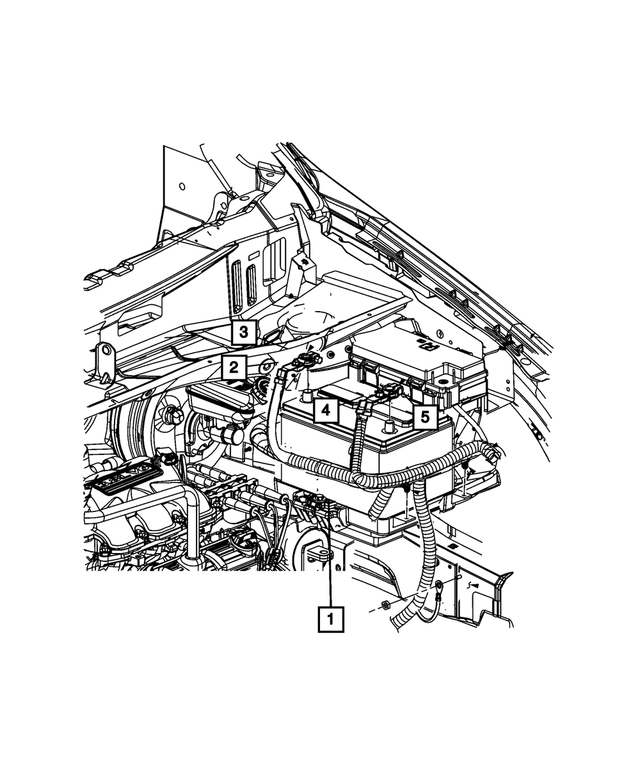 2013-2016 Mopar Battery Terminal, Positive 68226707AA | Mopar eStore