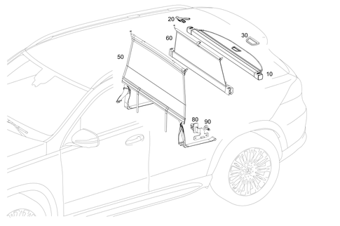 Trunk Covering for 2020 Mercedes-Benz GLE350 | Mercedes-Benz USA Parts