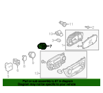2011-2022 Mitsubishi Ignition Switch 8610A319 | Mitsubishi Parts Warehouse
