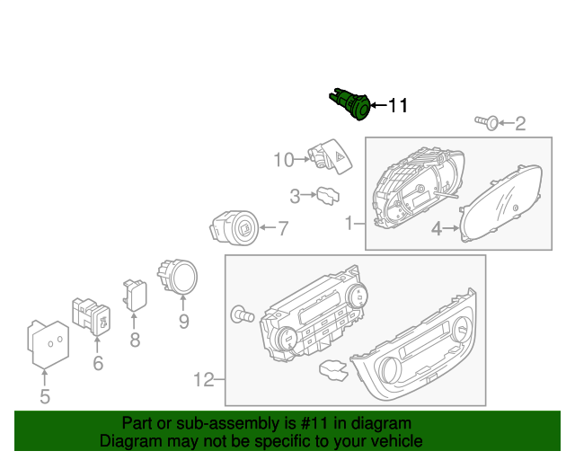 2014-2023 Mitsubishi Power Outlet 8773A018 | Mitsubishi Parts Central