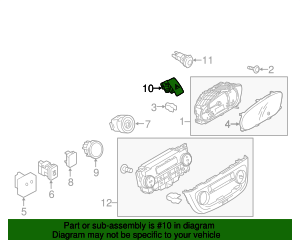 8614A132 - Hazard Switch 2014-2024 Mitsubishi | Mitsubishi Direct Parts