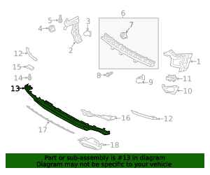 32227002 - Lower Molding - 2019-2021 Volvo | Volvo OEM Parts Direct