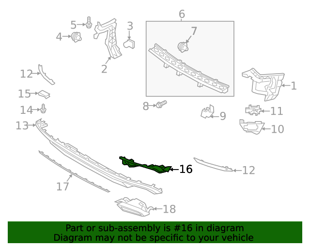 2019-2022 Volvo Exhaust Tail Pipe Tip Bracket - Driver's Side (LH ...