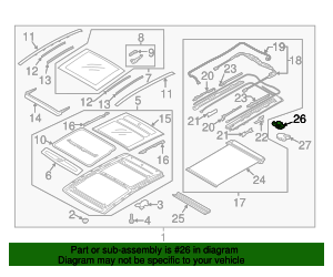 2018-2020 Hyundai Elantra GT Motor 81631-G3000 | QuirkParts