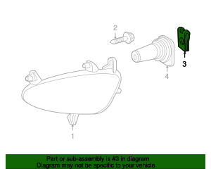 000-990-58-56 - Fog Lamp Nut 2007-2009 Mercedes-Benz | Mercedes-Benz ...
