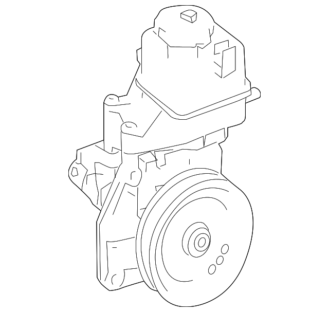 006-466-58-01-80 - Power Steering Pump 2012-2018 Mercedes-Benz ...