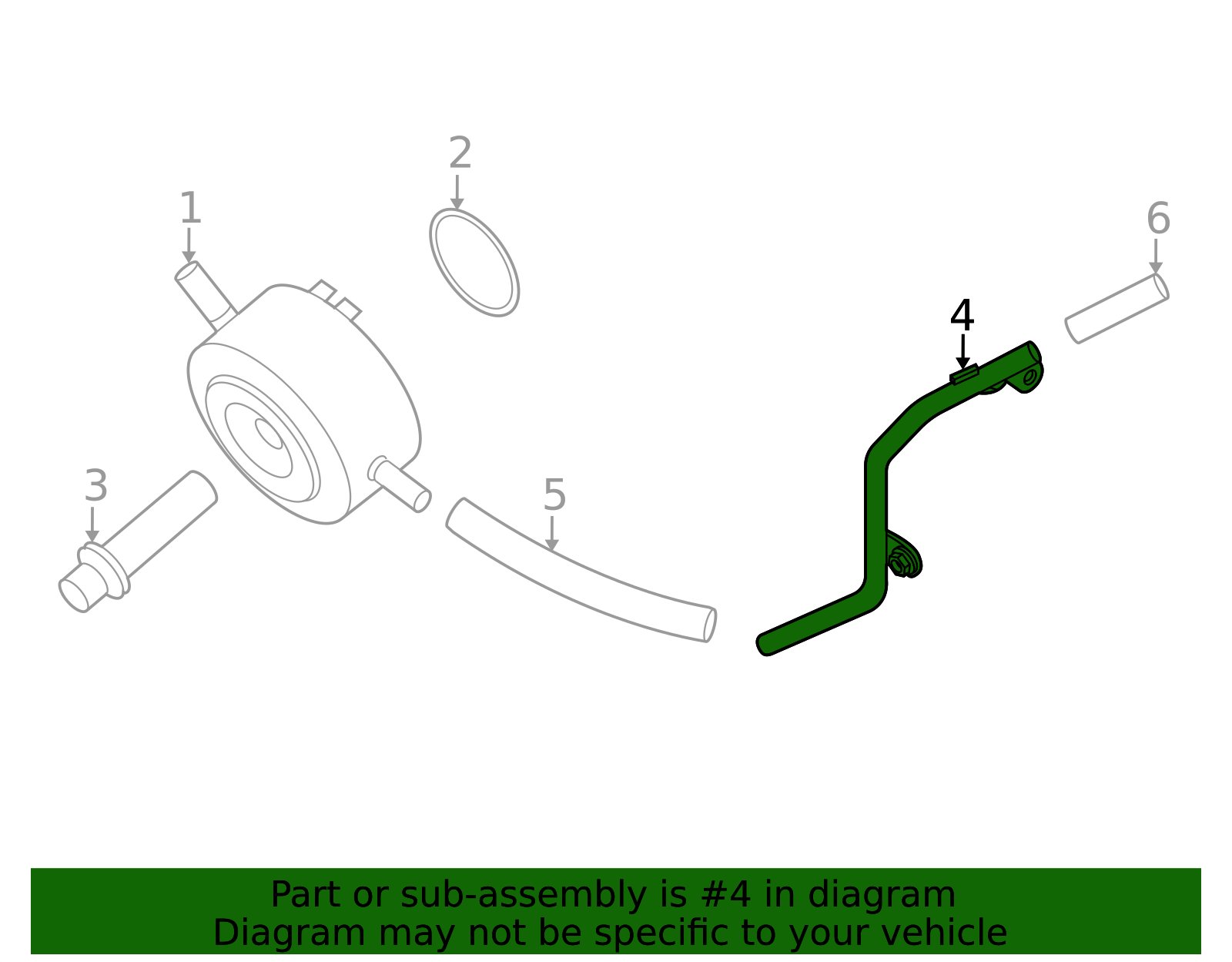 14053-9BT0A - 2020-2025 Nissan Frontier - Cooler Pipe | Anicra Nissan Parts