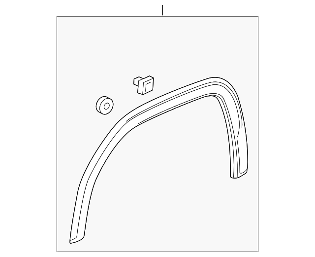 2019-2024 GMC Molding 23396048 GM | GMPartsDirect.com