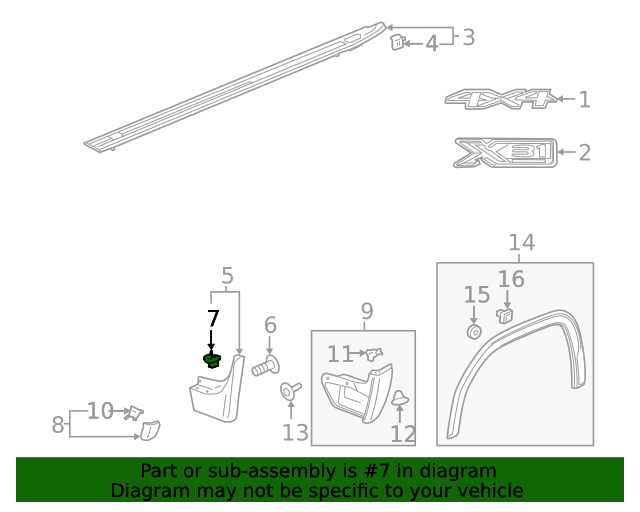 2012-2024 GM Multi-Purpose Retainer 11571016 GM | GMPartsDirect.com