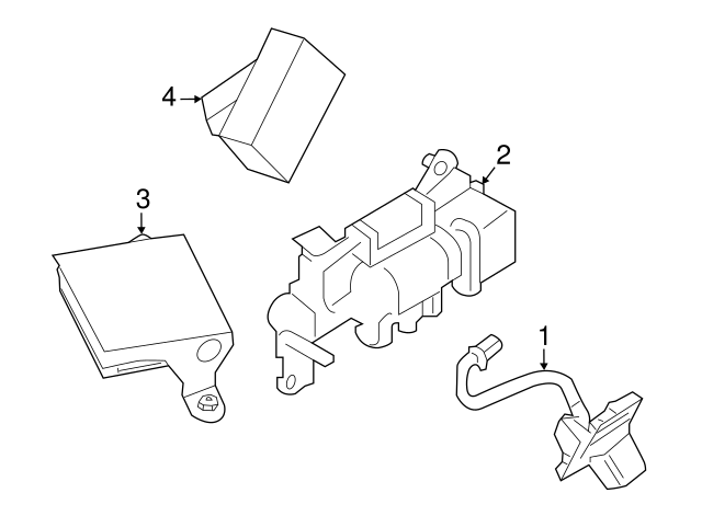 2014 Nissan Altima Controller Assembly Camera 284A1-3TA3B | QuirkParts