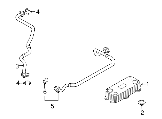 2010-2023 Audi R8 Oil Cooler 07L-117-021-M | TascaParts.com