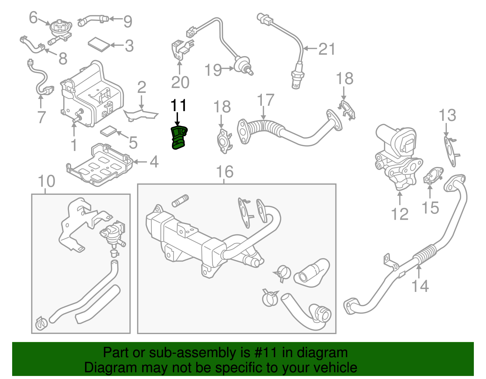 Genuine M.A.P Sensor for 2016-2025 Hyundai | Part# 39300-2E600 ...