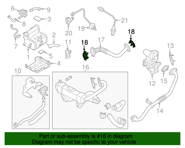 2017-2022 Hyundai Cooler Pipe Gasket 28491-03HA0 | OEM Parts Online