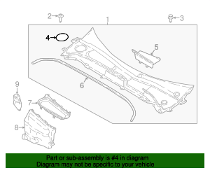 31402279 - Hole Cover - 2017-2020 Volvo | Volvo OEM Parts Direct