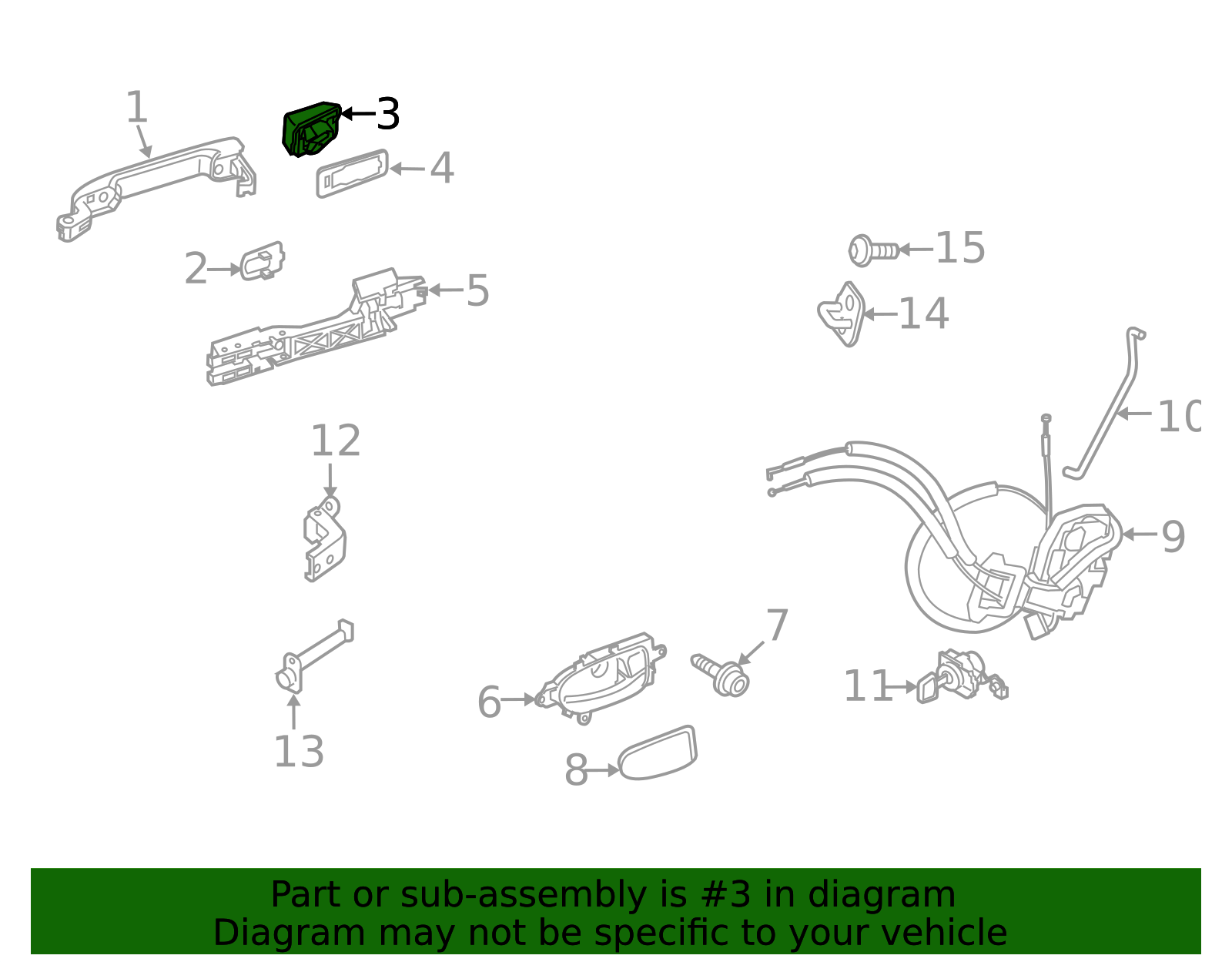 2013-2020 Nissan Escutcheon 82646-3TA0B | Nissan Parts Plus