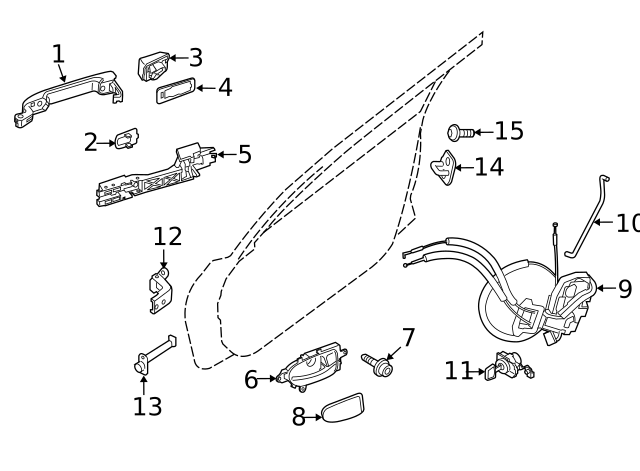 80501-3TA0B - Lock Assembly 2013-2018 Nissan Altima | Nissan Parts ...