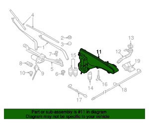 61677161477 - 2007-2013 BMW X5 Washer Reservoir (61-67-7-161-477 ...