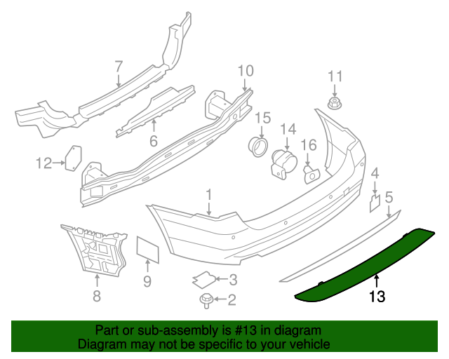 Genuine BMW 63-14-7-382-234 | Reflector Panel | FREE Shipping on Most ...