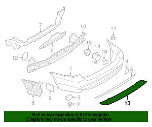 63-14-7-382-233 - Reflector Panel 2012-2020 BMW | AutoNationParts.com