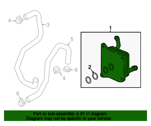 2920A501 - Oil Cooler 2014-2024 Mitsubishi | Mitsubishi Motors Store