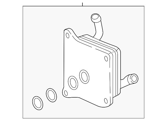 2014-2024 Mitsubishi Oil Cooler 2920A501 | Mitsubishi Parts Warehouse