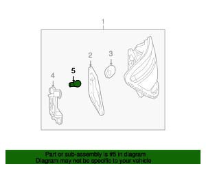 1994-2024 Mercedes-Benz Turn Signal Light Bulb 000000-008164-64 | MB ...