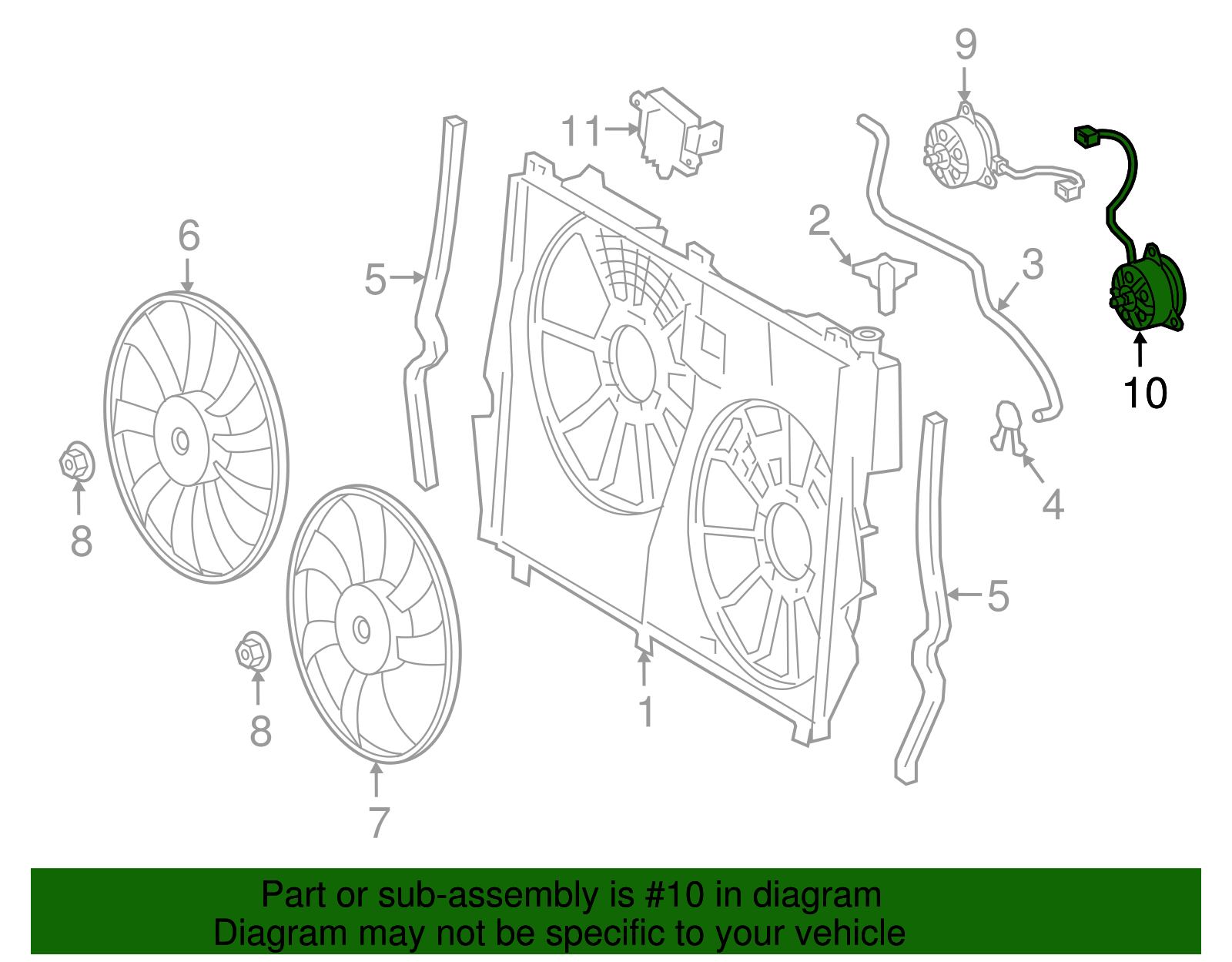 2016-2022 Lexus Fan Motor 16363-36090 | OEM Parts Online