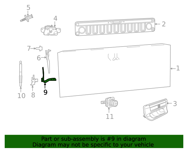 68278372AF - Bracket - Mopar Parts Canada