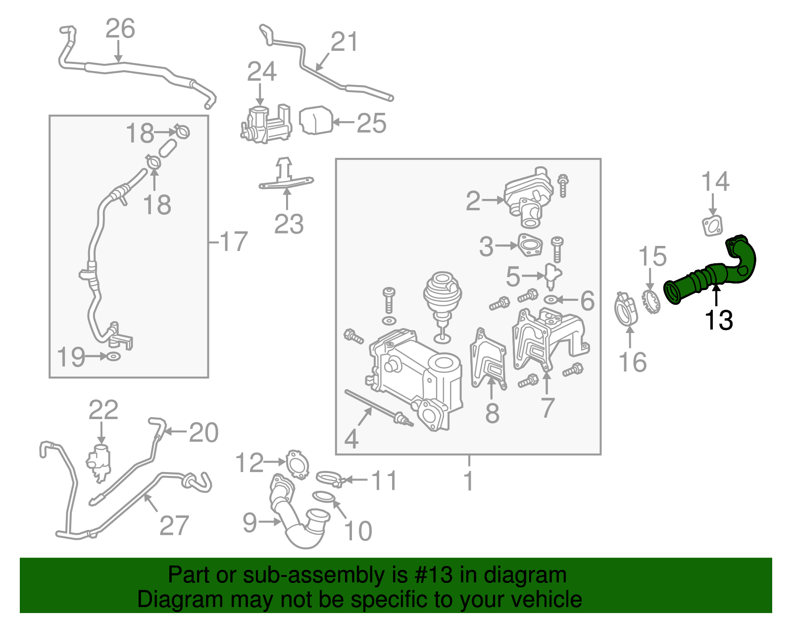 2013-2016 Audi Air Pipe 059-131-525-CS | OEM Parts Online
