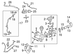 059-131-515-FQ - Exhaust Gas Recirculation (EGR) Cooler 2014-2016 Audi ...