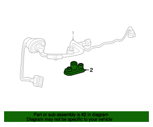2007-2022 Jeep License Lamp 68228927AA | TascaParts.com